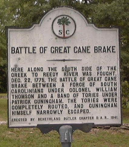 Historical-Marker-Battle-of-Great-Cane-Brake - Withrow Family Association