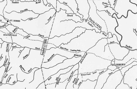 Map-of-Rowan-County-NC-circa-1780-by-H.-W.-Ferguson-1994 - Withrow ...